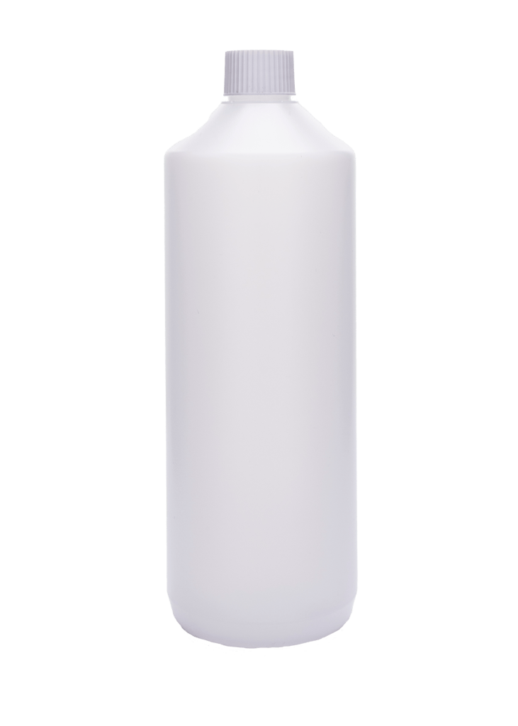 1L HDPE Cylindrical Bottle- 28mm Neck - Carrick Packaging